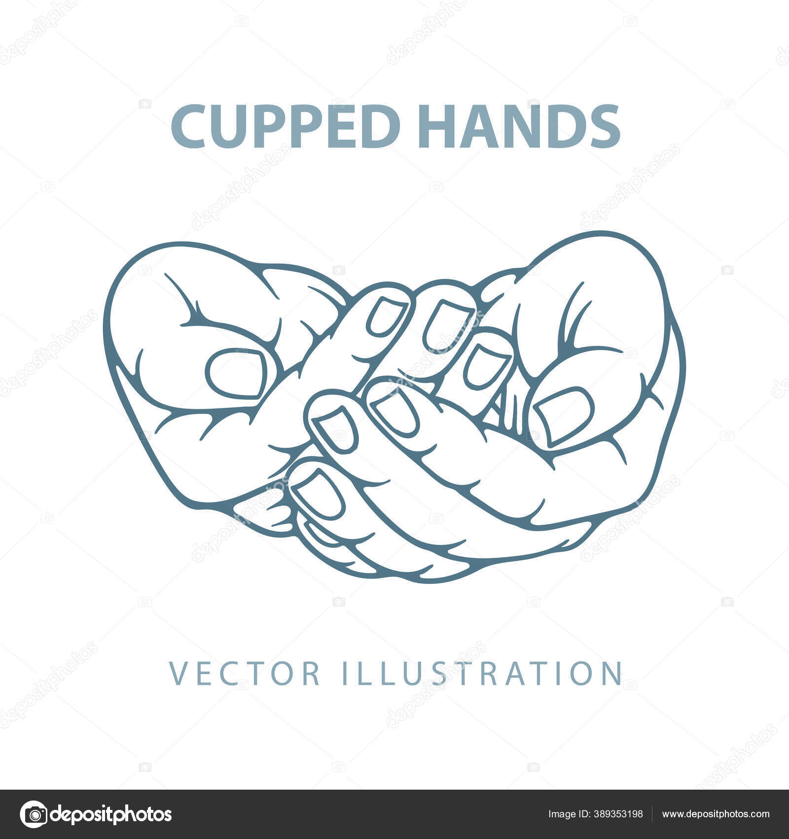 Cupped Hand Drawings