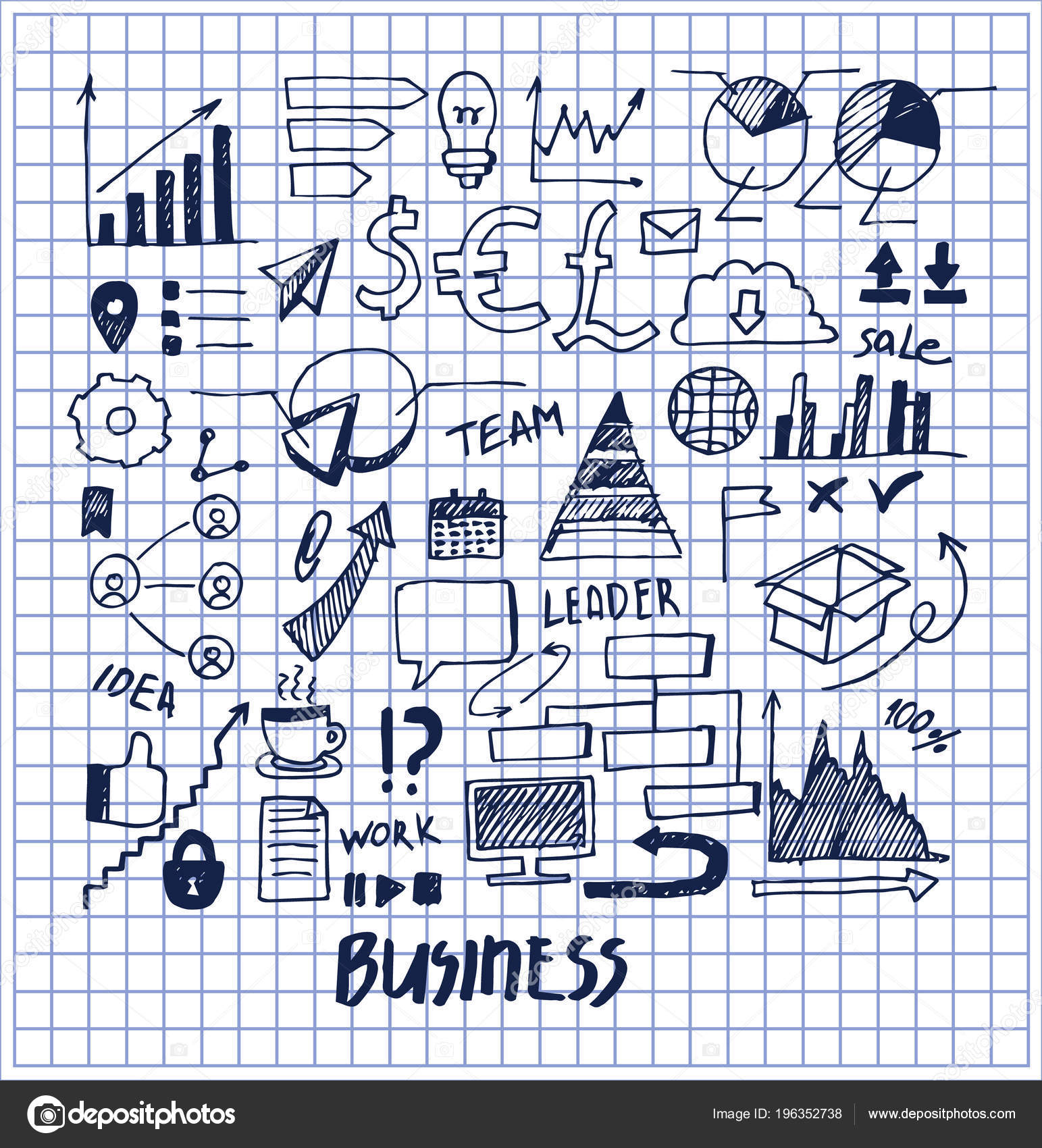 Lot of Business Templates Vector Illustration Stock Vector Image by ...