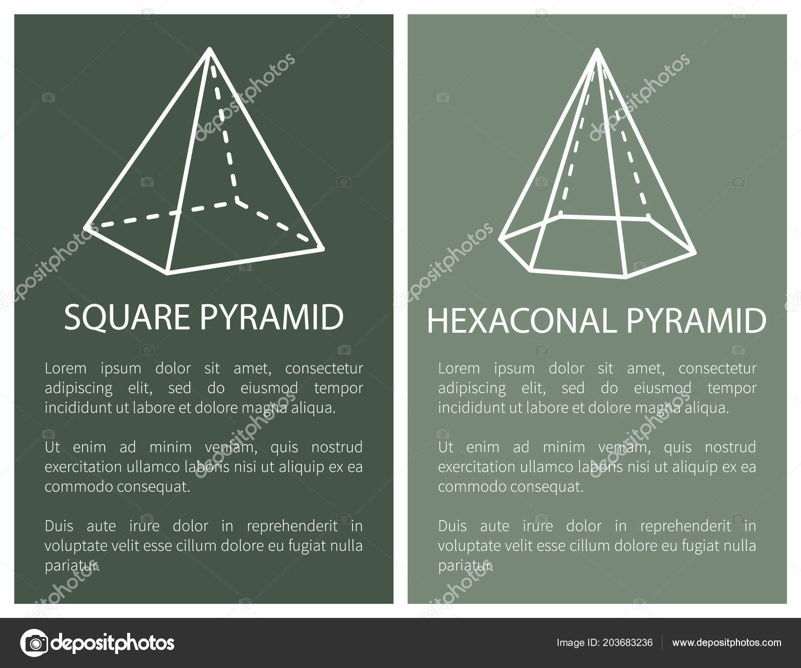 Pyramid Geometric Shape