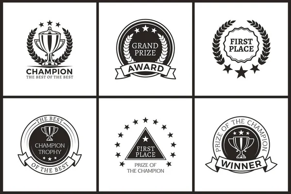 Grand prize logo Vector Art Stock Images | Depositphotos