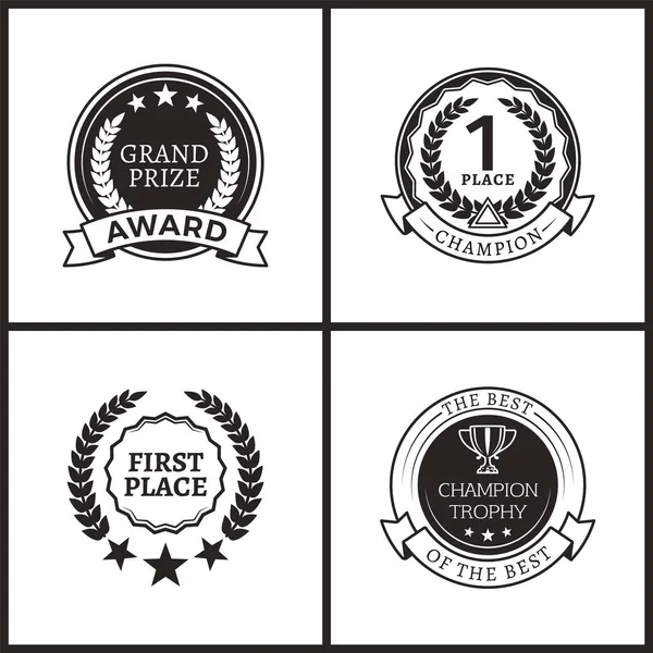 Grand prize logo Vector Art Stock Images | Depositphotos