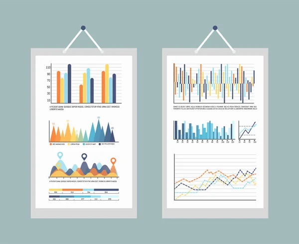 Business charts Vector Art Stock Images | Depositphotos