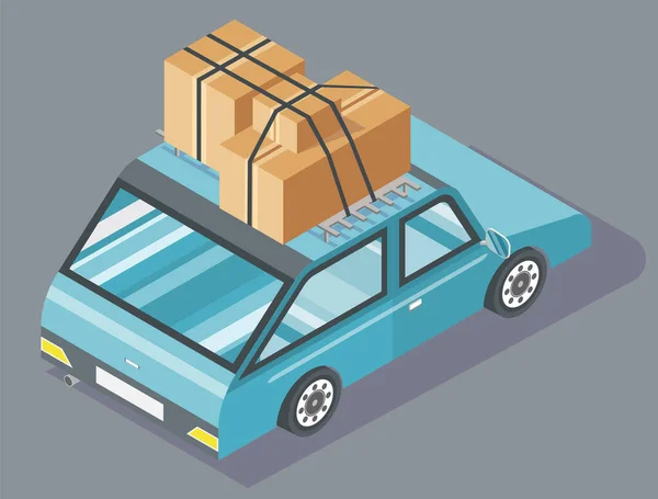 23 Overloaded car Vector Images | Depositphotos