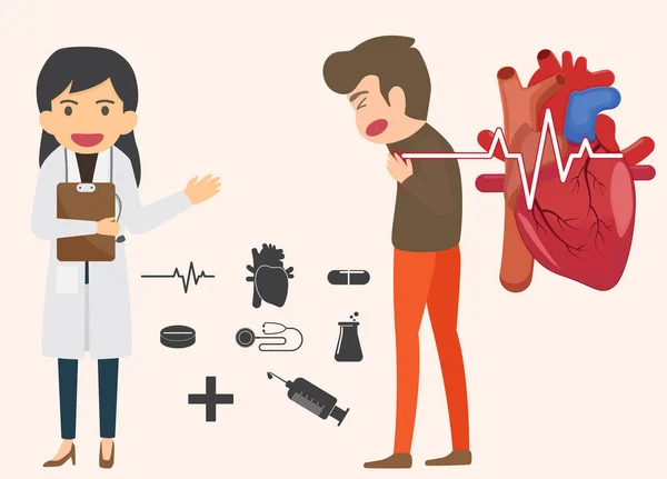 796 Heart Attack Infographic Vector Images Heart Attack Infographic