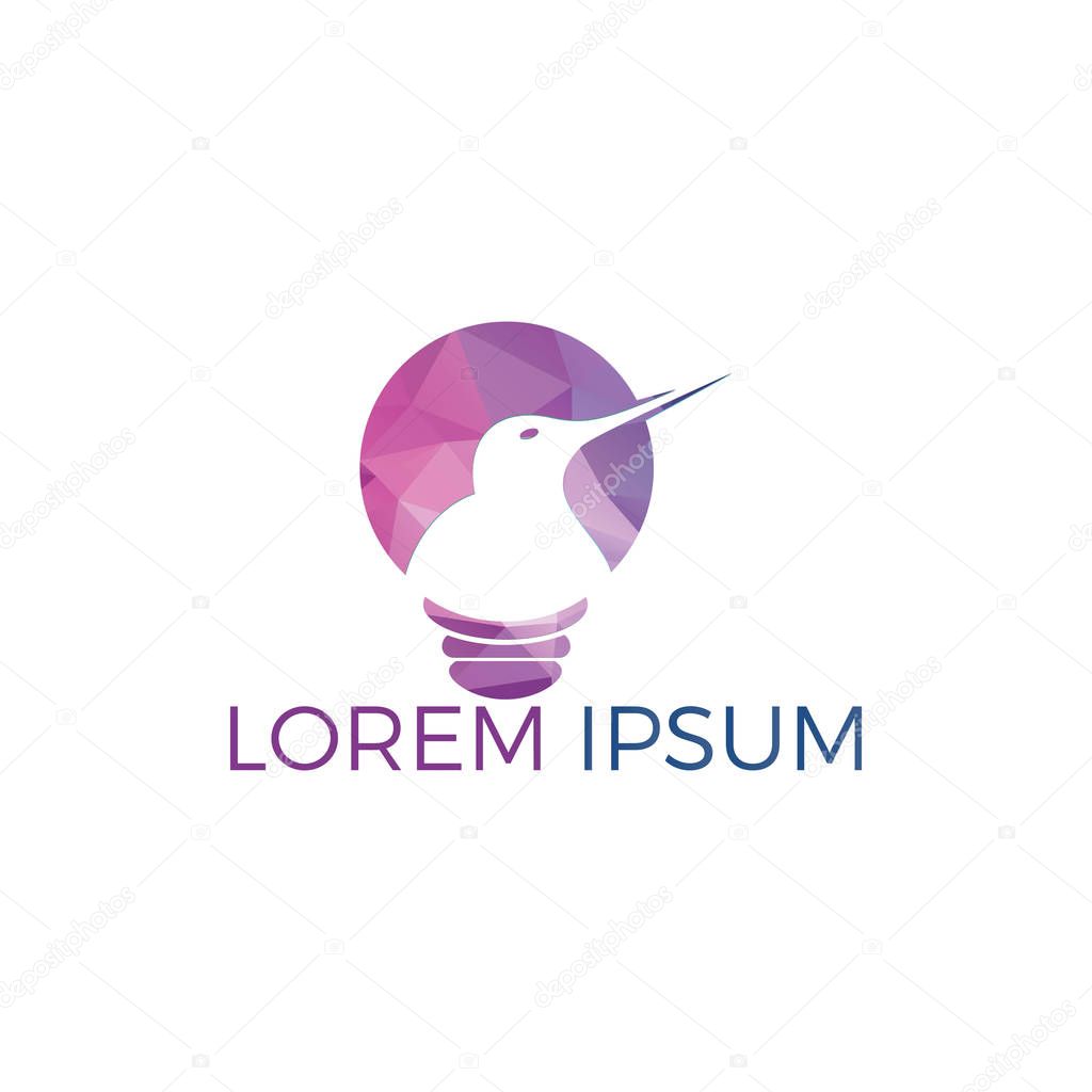 dise o del logotipo de forma de bulbo de ave kiwi. Concepto de dise o de logotipo creativo Kiwi ...