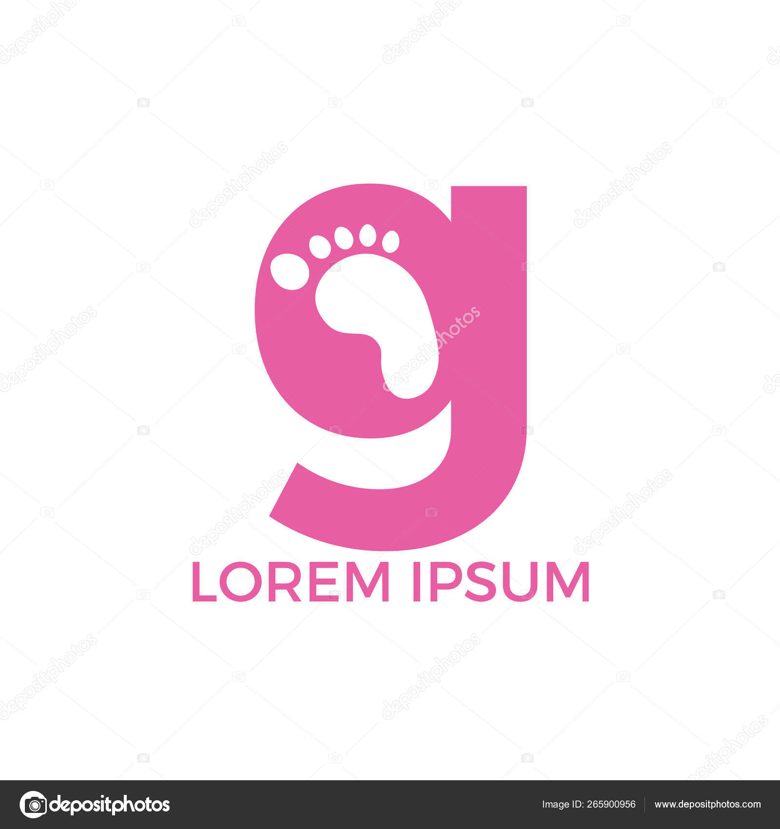 Letter Feet Vector Logo Design Foot Health Icon Logo Design Stock ...