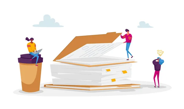 Busy office cartoon Vector Art Stock Images | Depositphotos