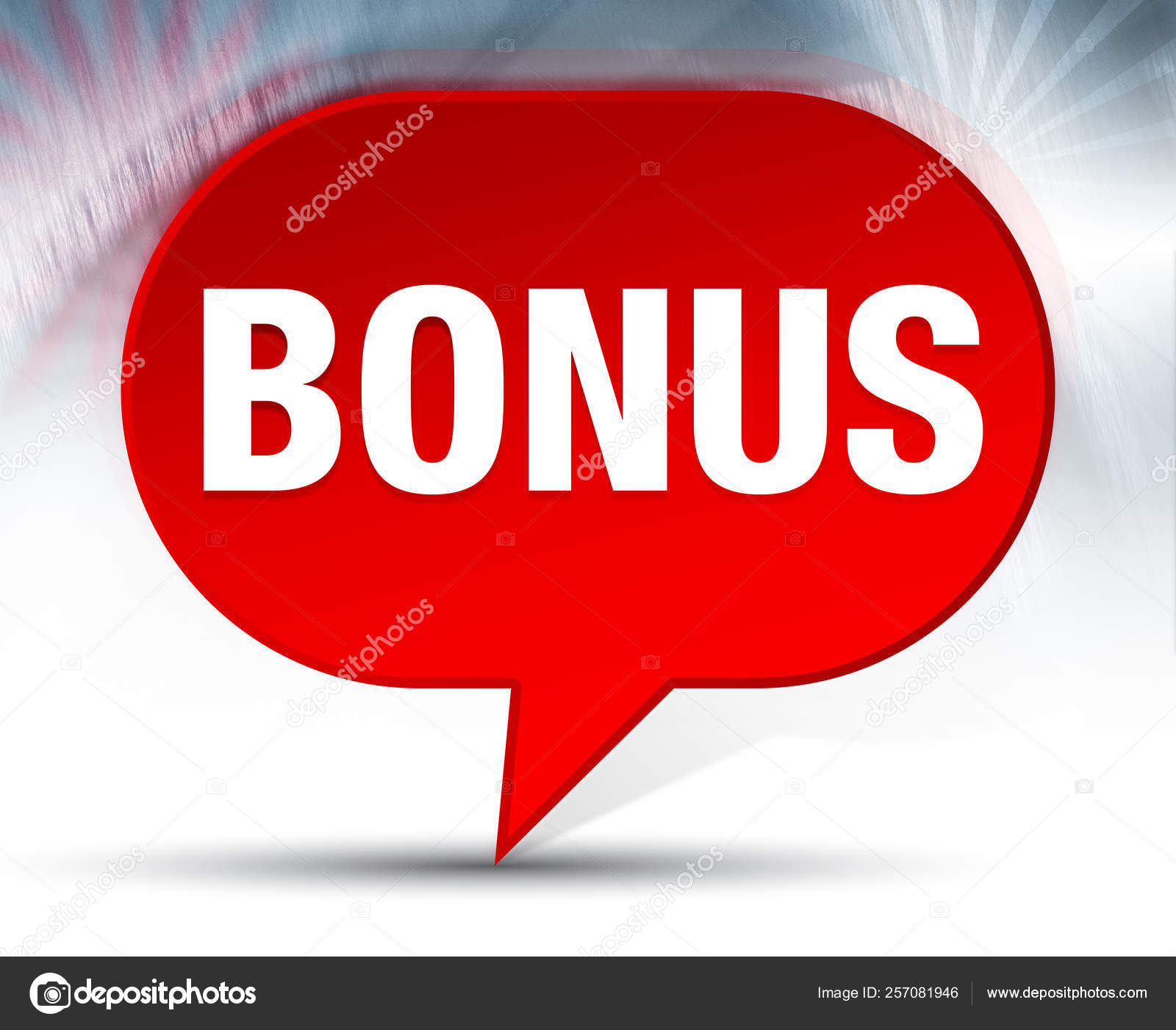 Bonus Red Bubble Background — Stock Photo © BlueJay18 #257081946