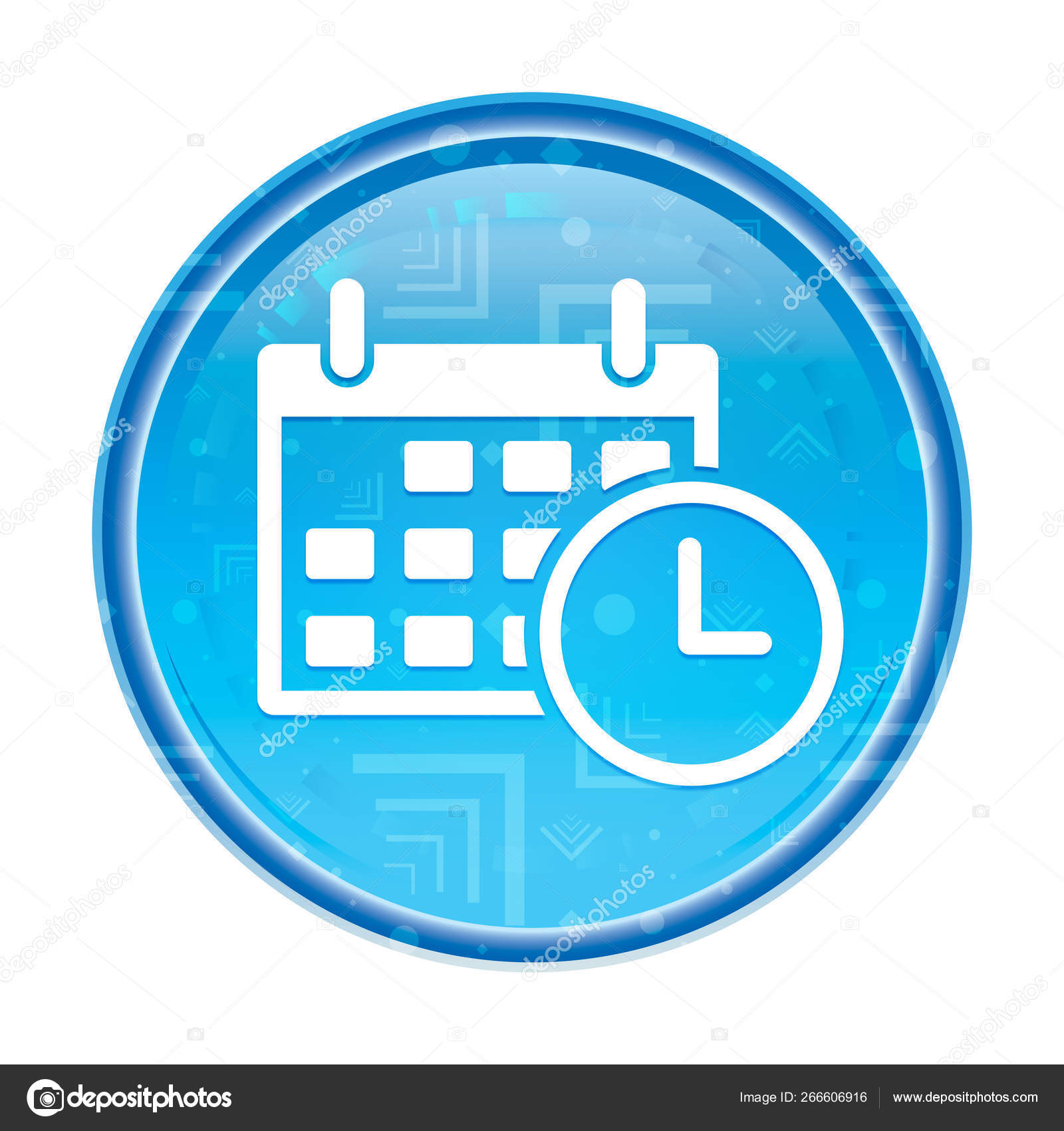 Appointment date calendar icon floral blue round button — Stock Photo ... Appointment date calendar icon floral blue round button — Stock Photo ...