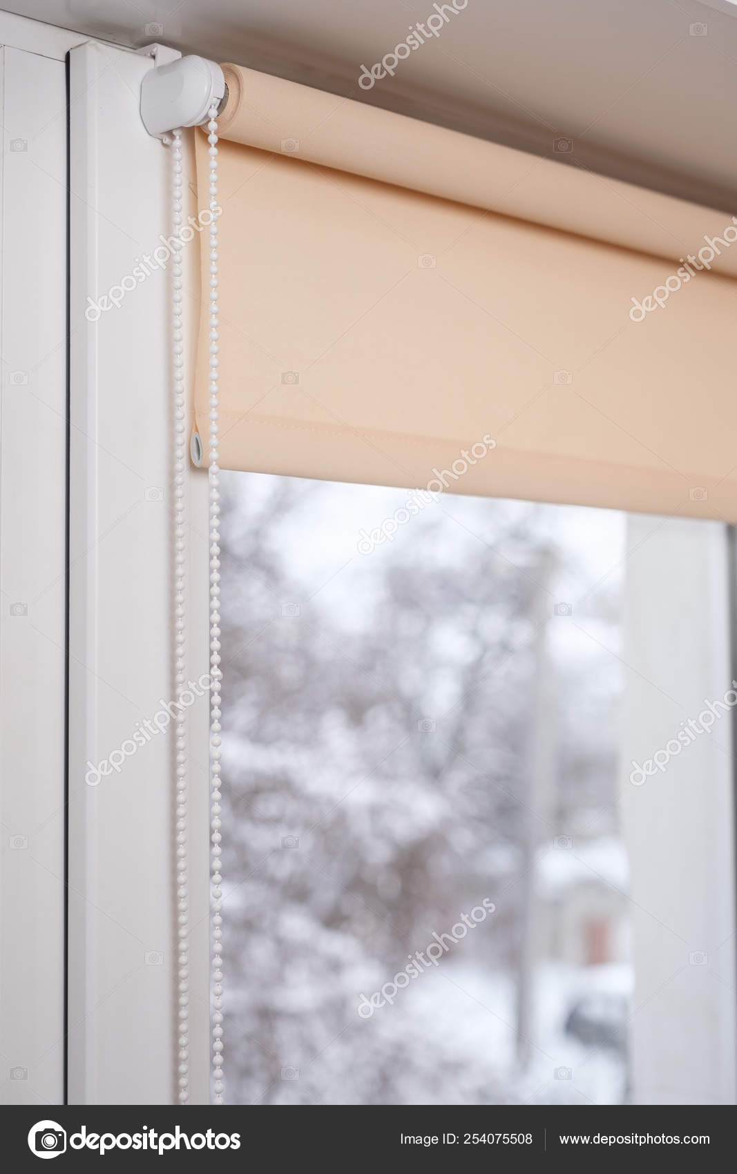Beige Shutter Window Room — Stock Photo © SOLOTU #254075508