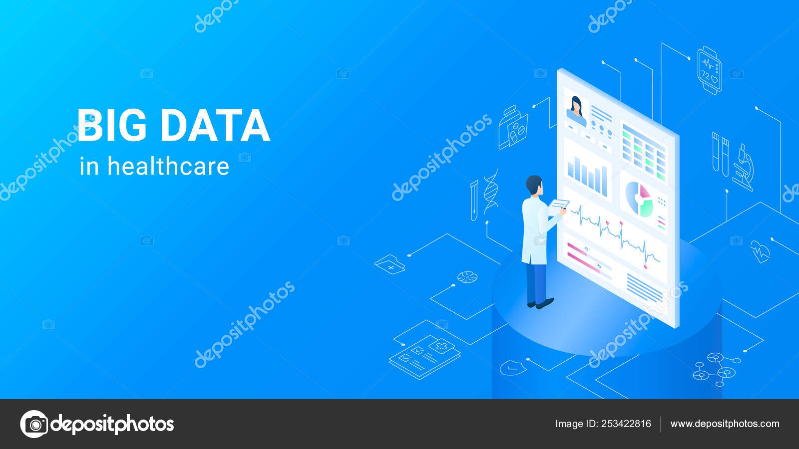 Dig Data Healthcare Electronic Health Data Sets Medicine Technology ...