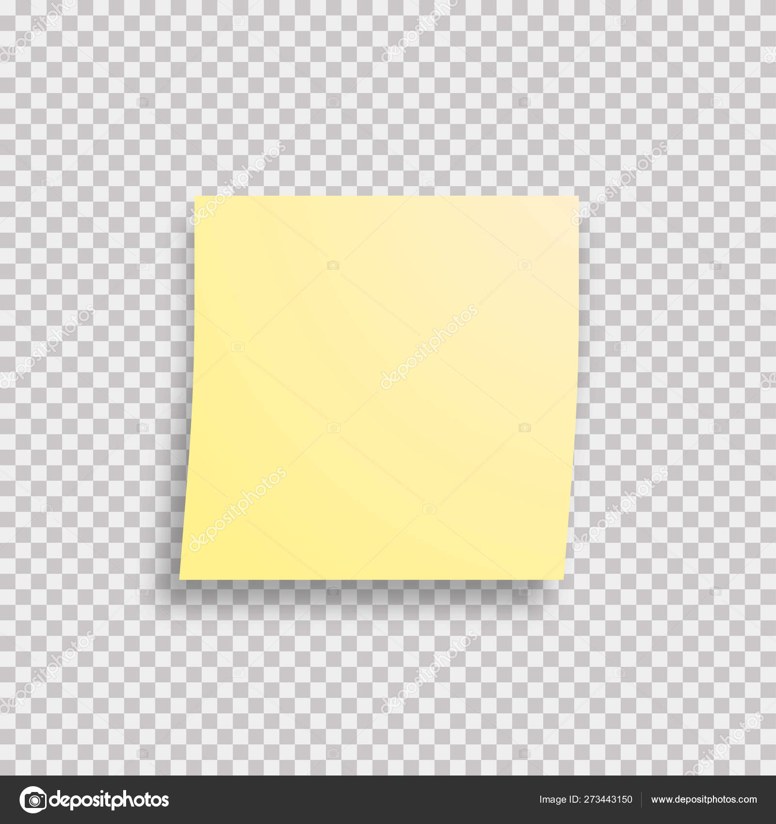 Sticky Note Transparent Background