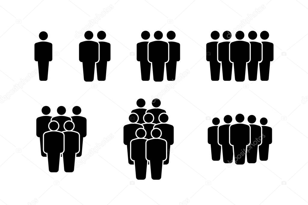 Icona Vettore Gruppo Gruppo Di Supporto Aiuto Icona Vettore Di