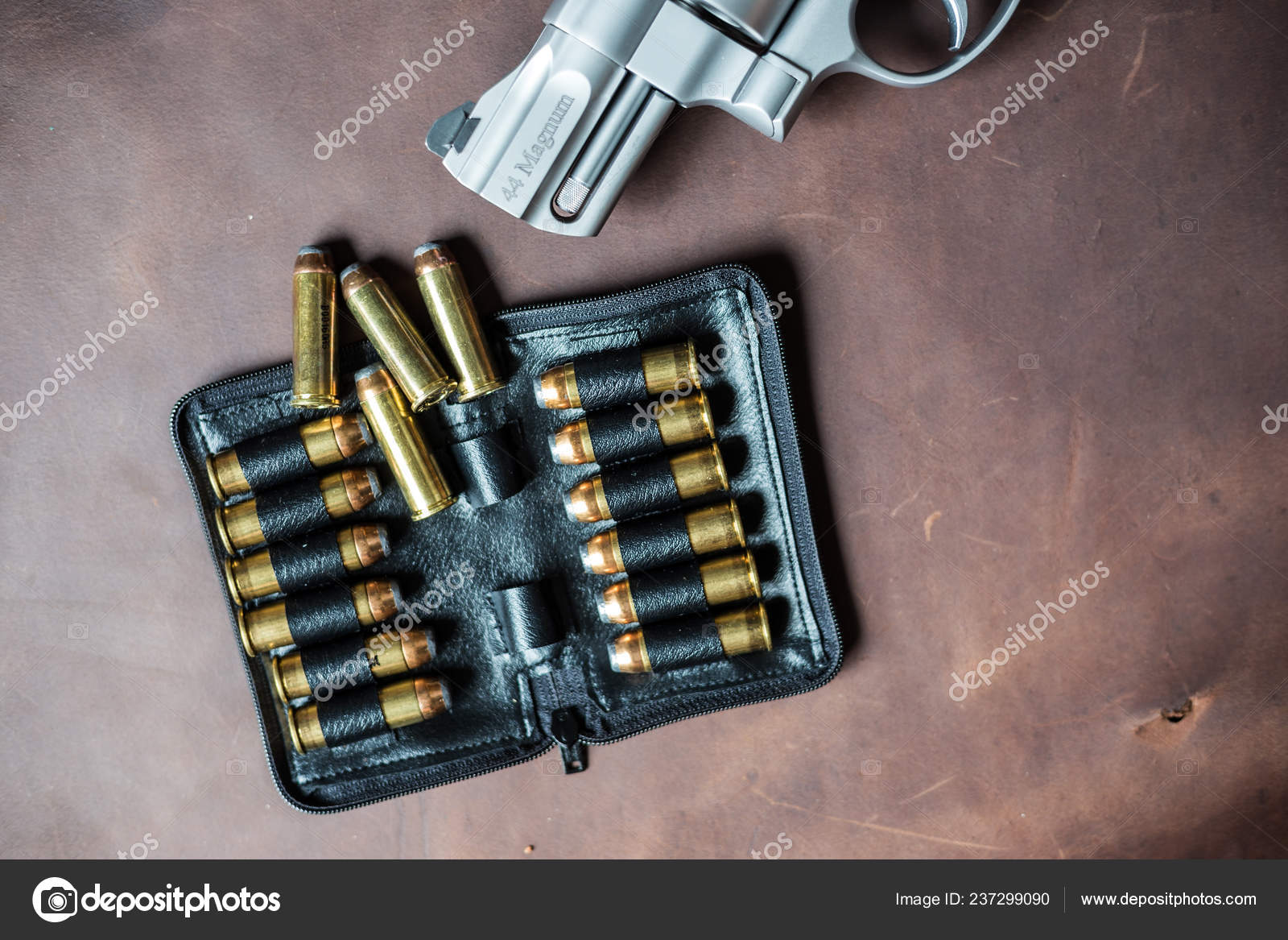 Magnum Jacket Soft Point Bullet Leather Texture Background Stock Photo ...