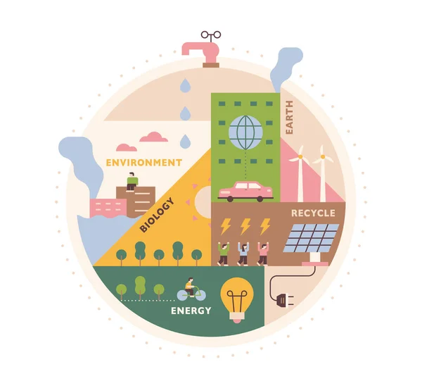 Environmental Protection Electric Vehicle Icons Flat Design Style ...