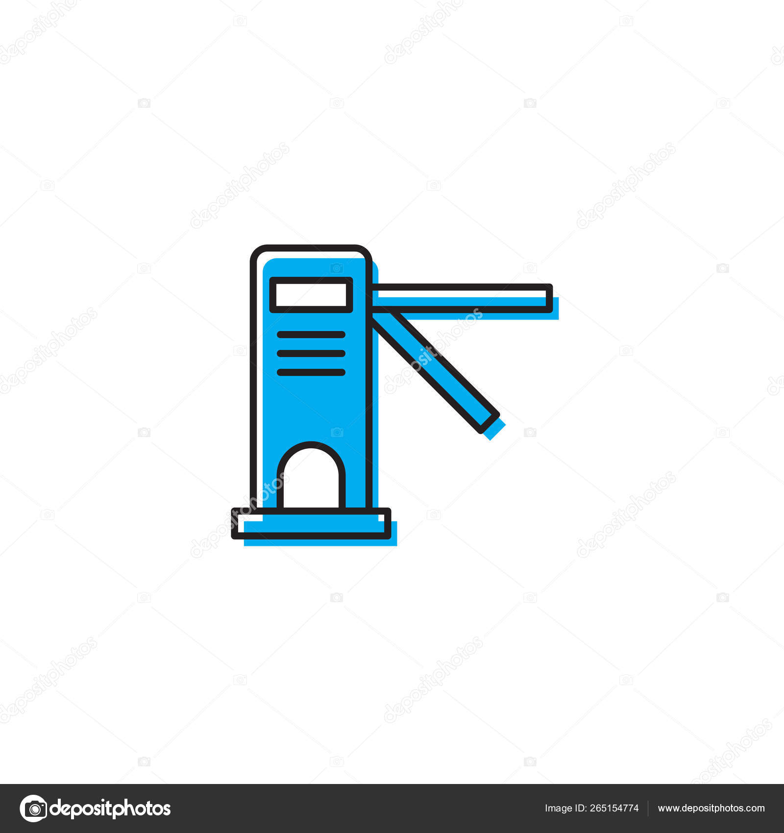 Access door vector icon concept design isolated on white background ...