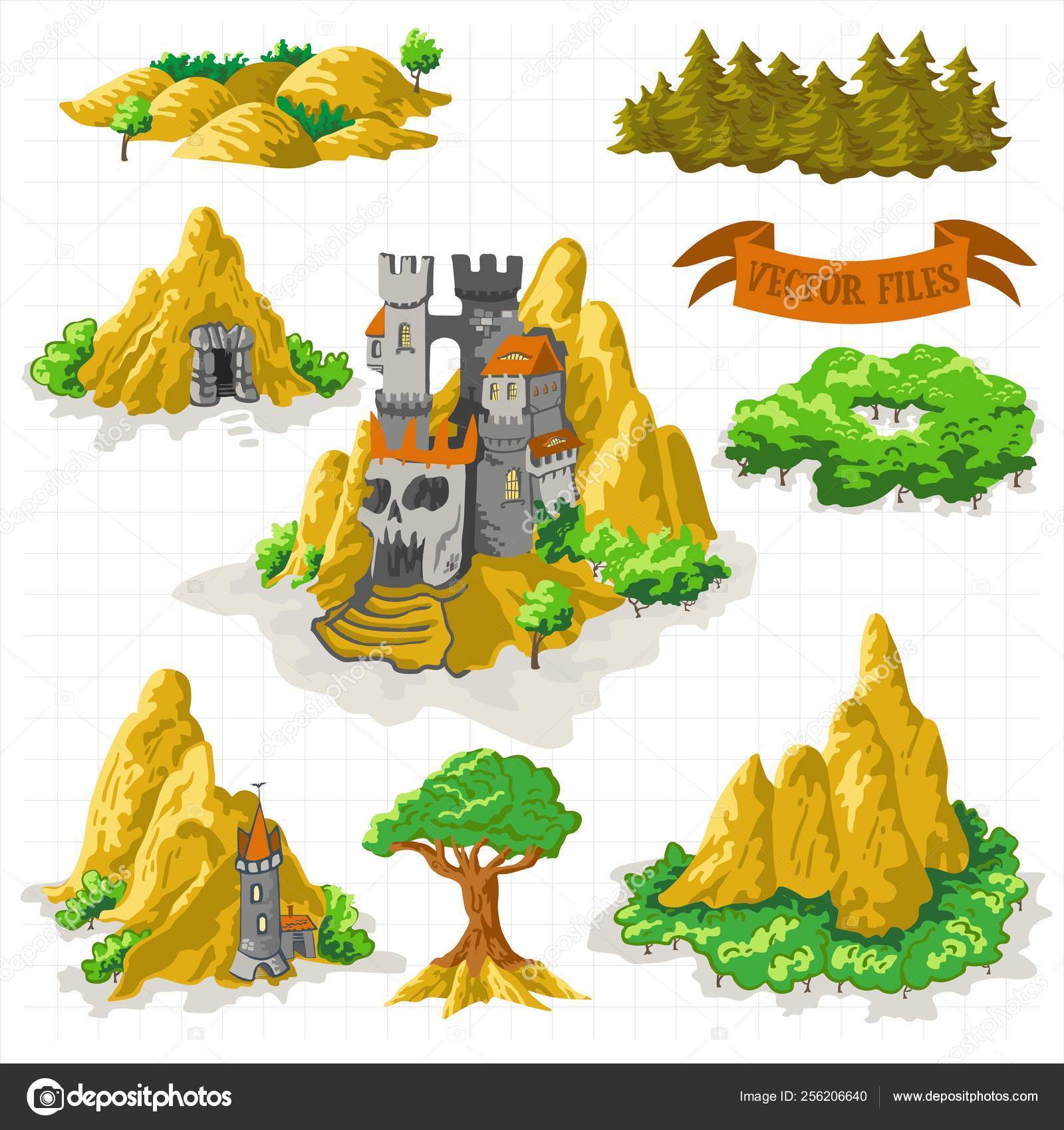 Adventure Map Clipart Background