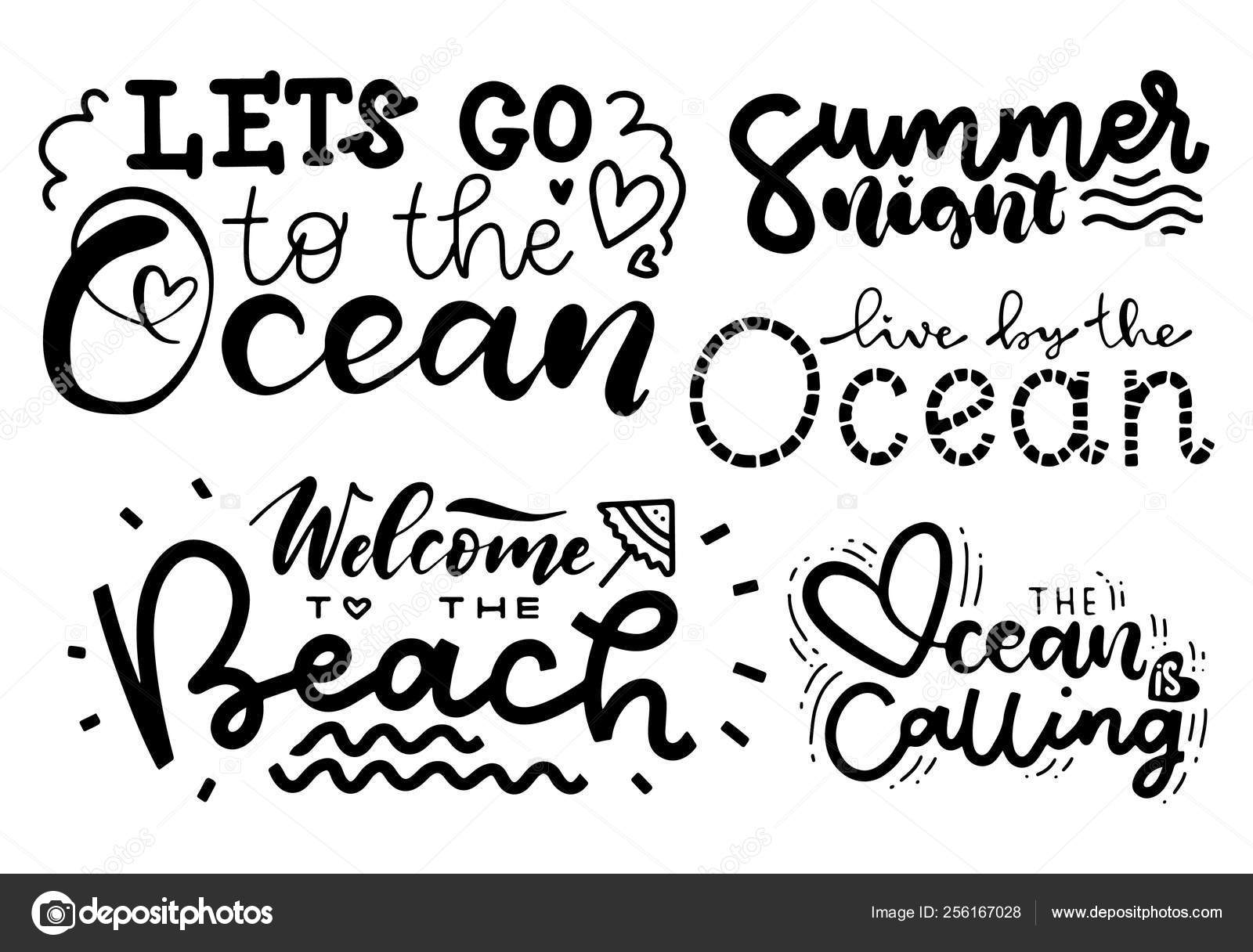 Hand Drawn Lettering Quotes