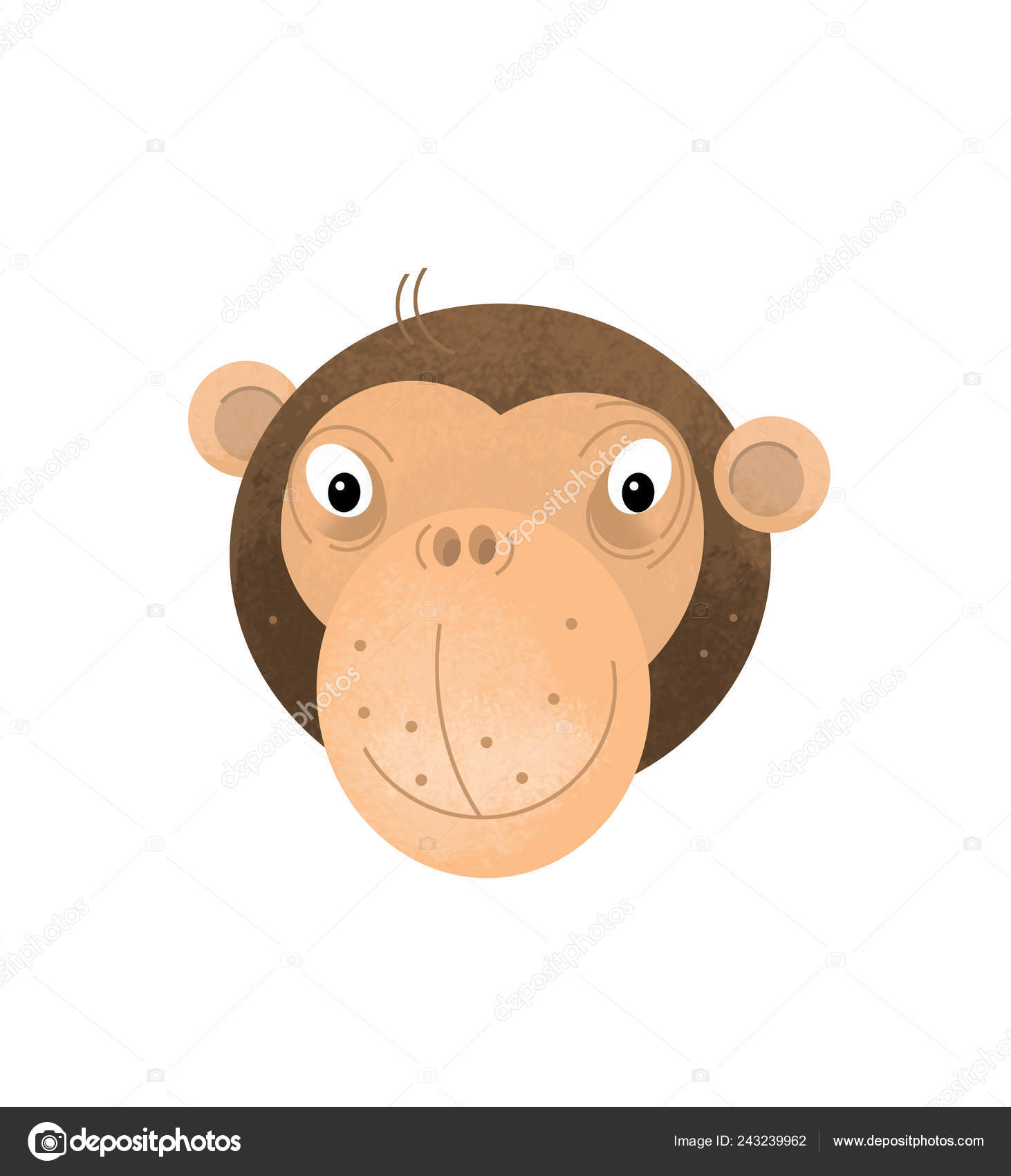 Cartoon Monkey Body