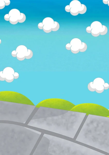 Cartoon scene - background Stock Photo by ©agaes8080 88334184