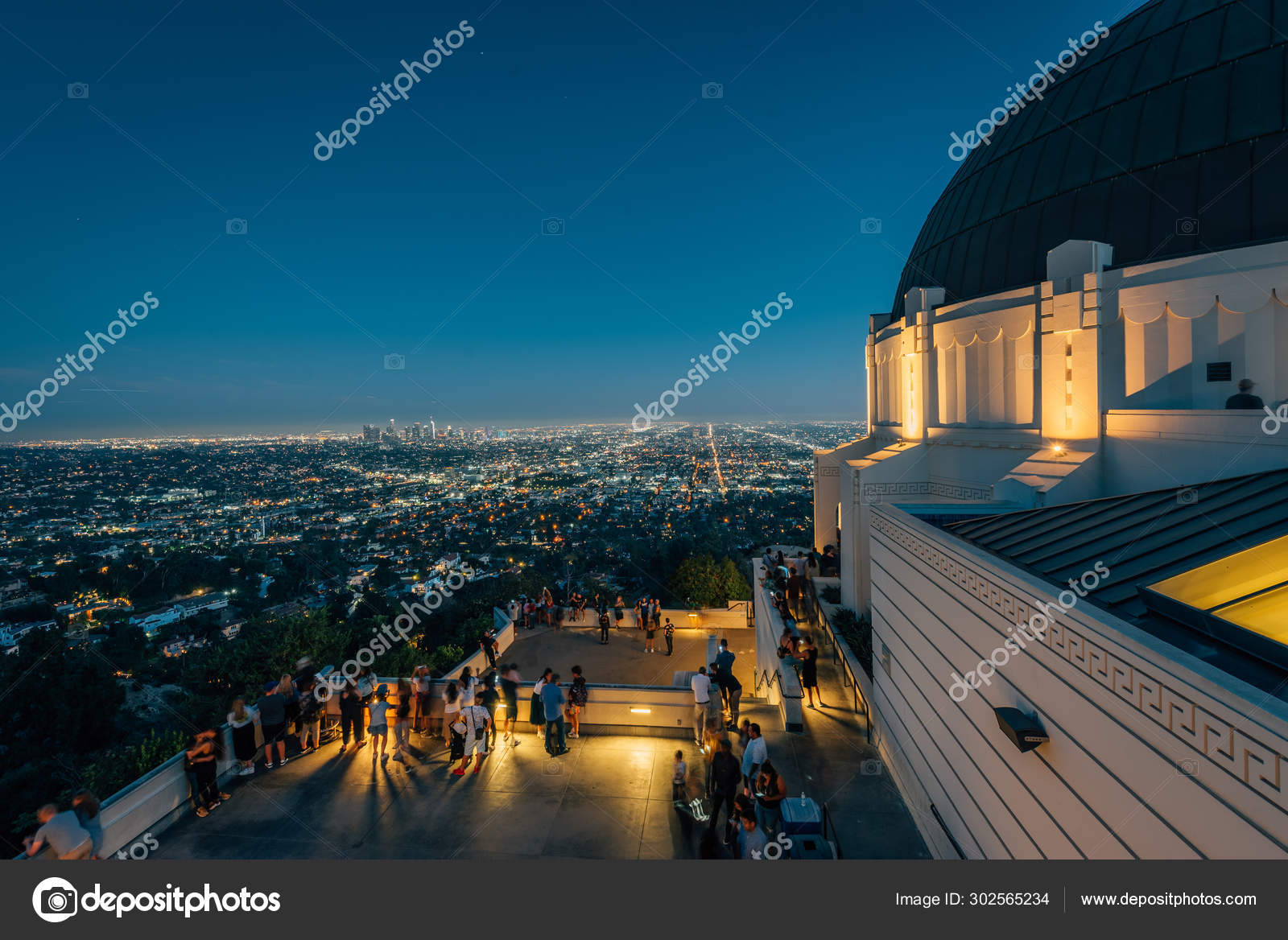 Vista Do Observatorio Do Griffith Park A Noite 90 Minuten Durende