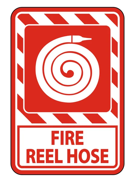 Showing Fire Hose Sign