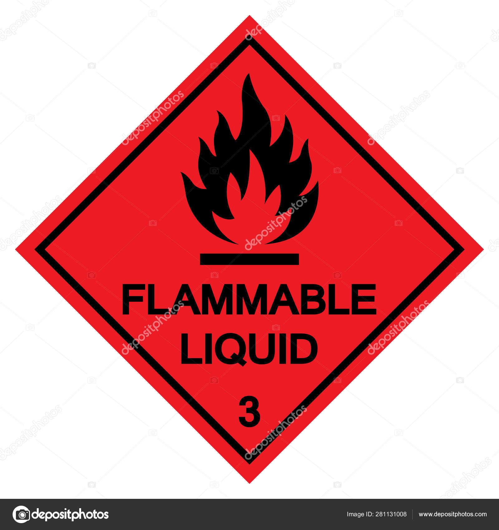 Flammable Liquids Symbol