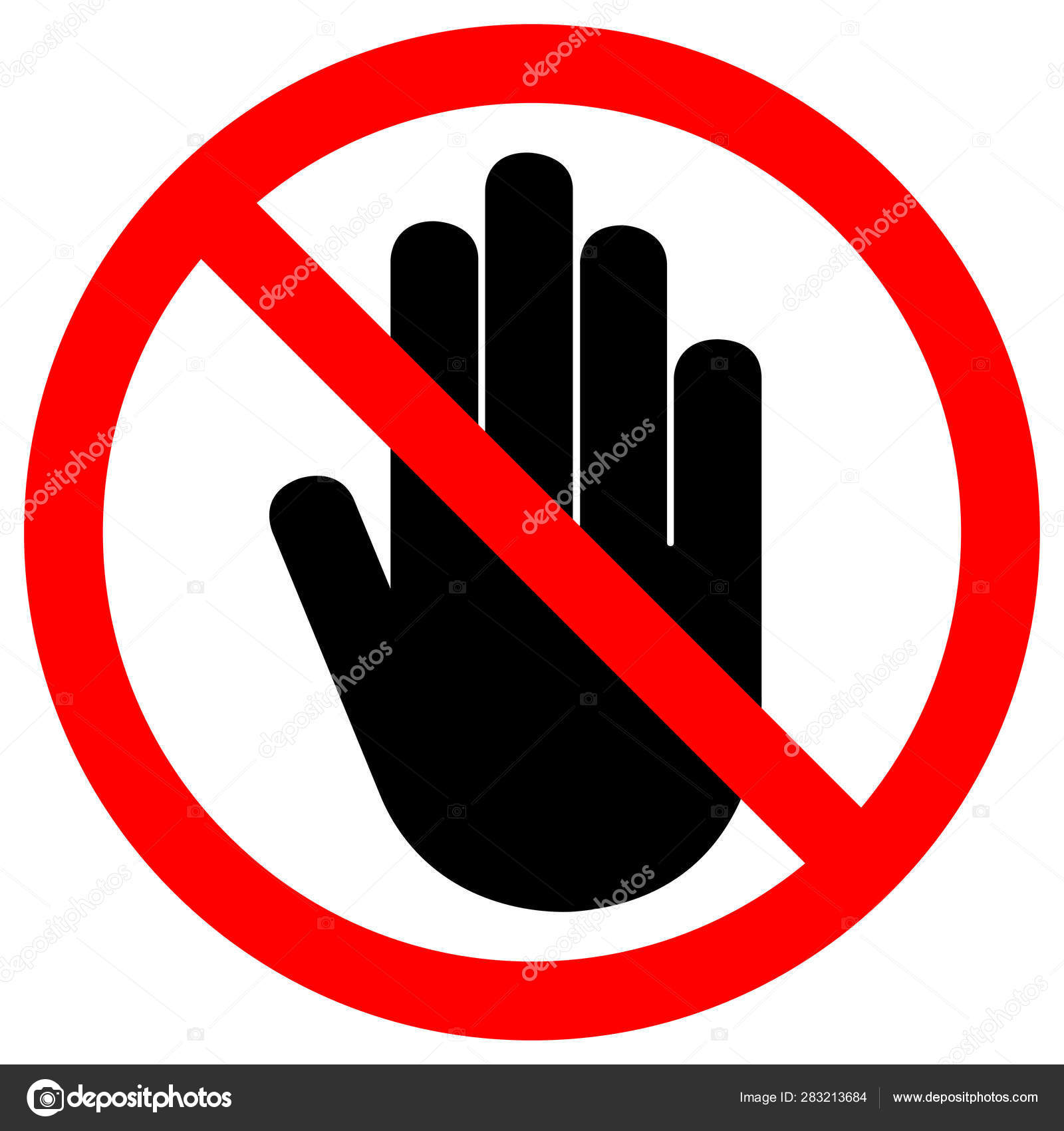 Do Not Entry Symbol Sign Isolate On White Background,Vector ...