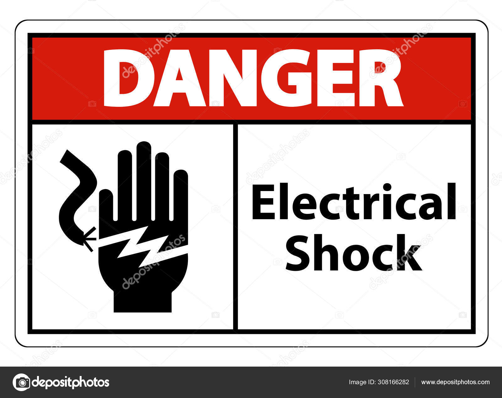 Electrical Shock Sign