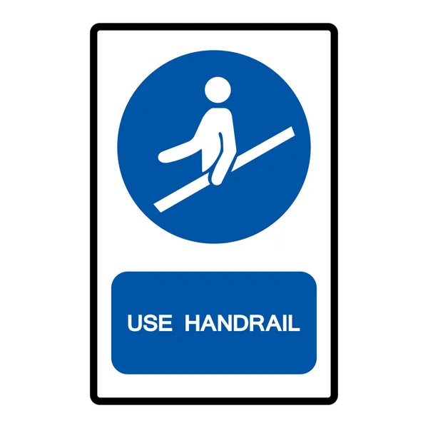 Use handrail sign Vector Images | DepositPhotos