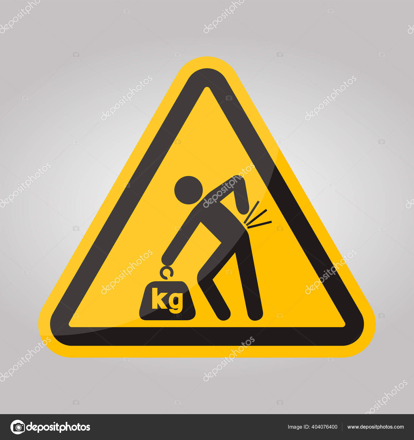 Simbolo De Riscos Ergonomicos