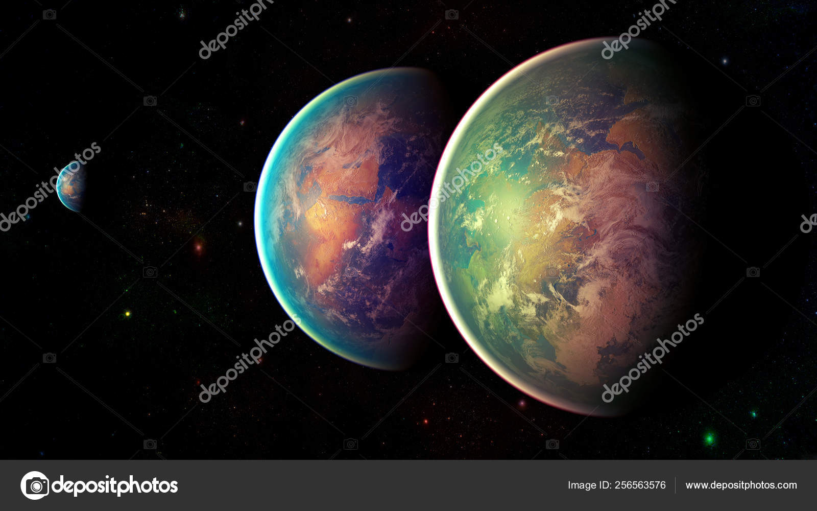 Space Planets Elements Image Furnished Nasa — Stock Photo © Andrus ...
