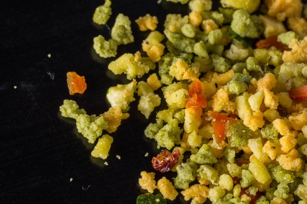 Closeup of natural spices pattern, food background - Stock Image ...