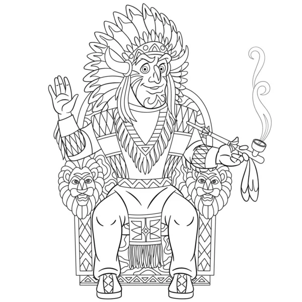 Aztec Warrior Coloring Pages
