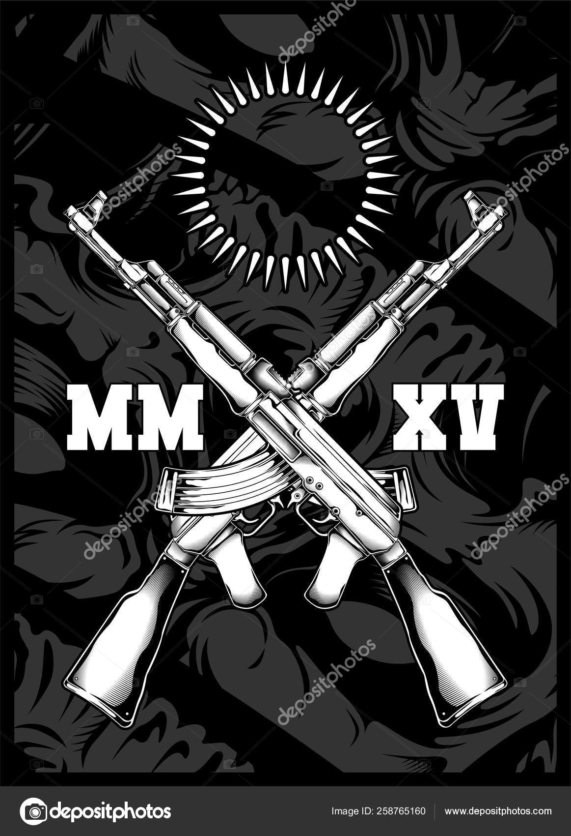 Skull And Cross Guns