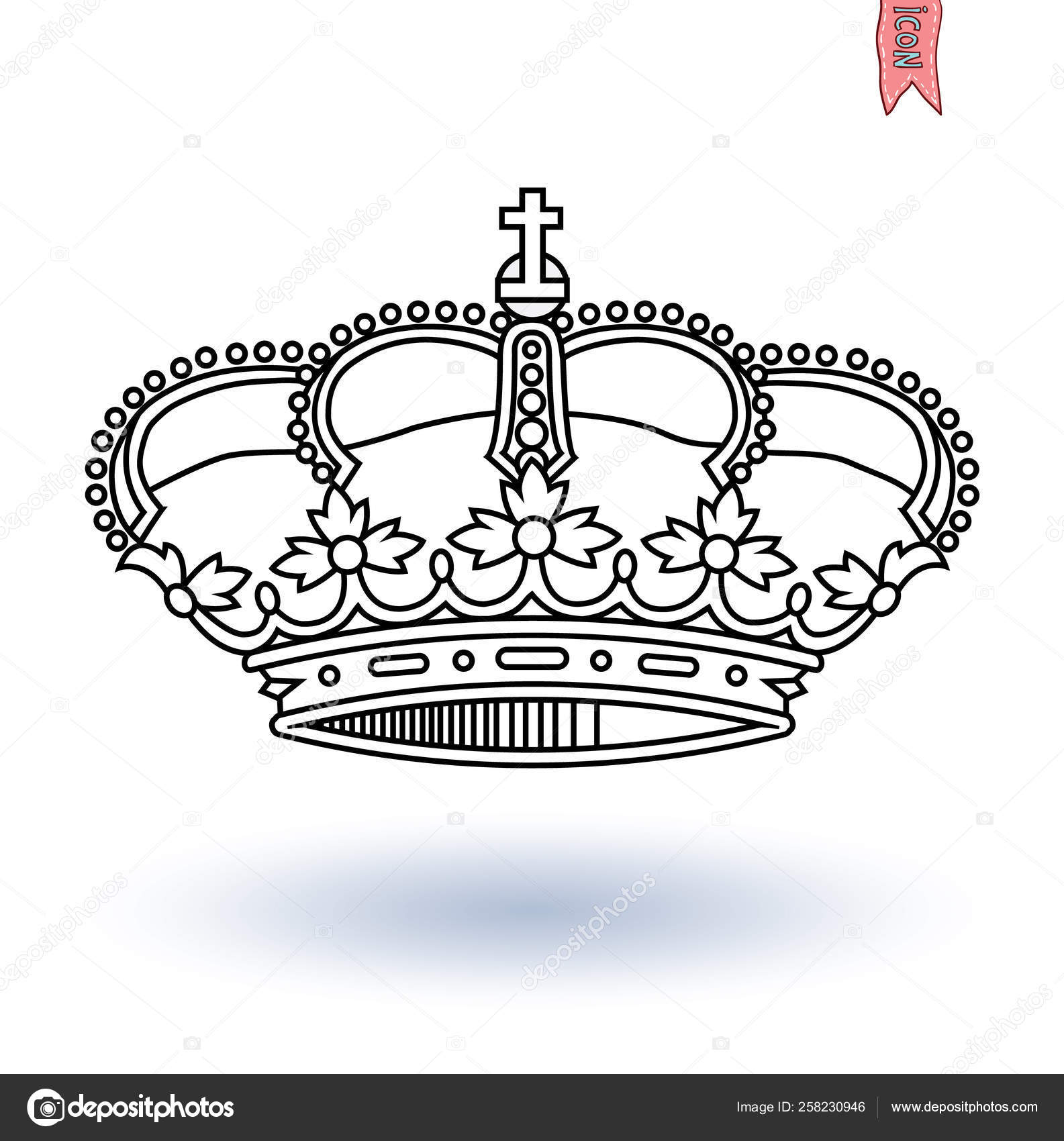 Couronne, vector.blason image vectorielle par Gjose © Illustration ...