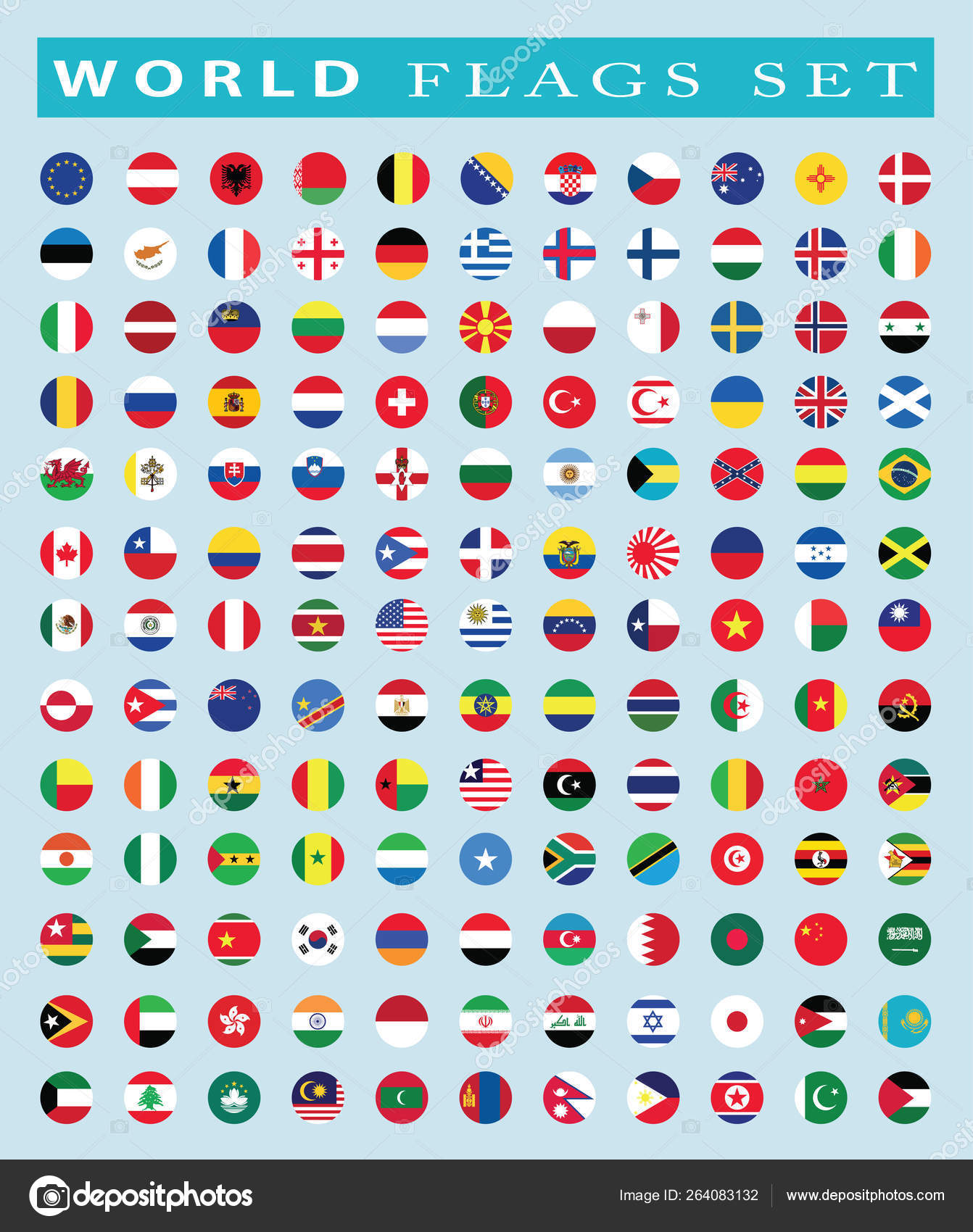 Mundo Banderas icono, vector de ilustración Vector de stock por ©Gjose ...