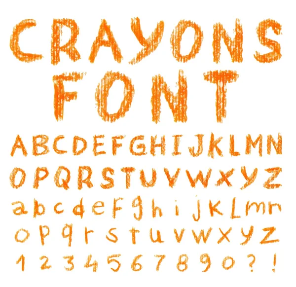 100,000 Crayon font Vector Images | Depositphotos