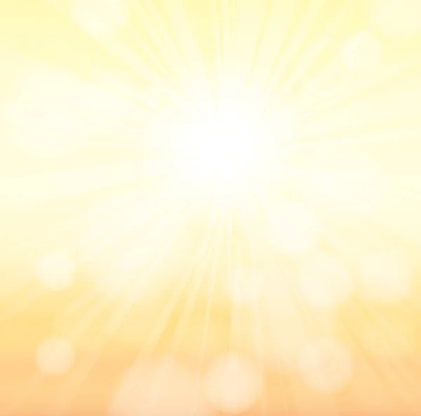 Vector light and subtle background with shiny sun over a pale pink sky ...