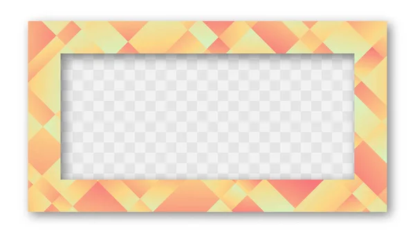 Gold Glitter Frame Bland Shadows Isolated Transparent Background ...