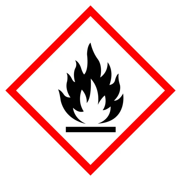 Spontaneously Combustible Symbol Sign, Vector Illustration, Isolate On ...