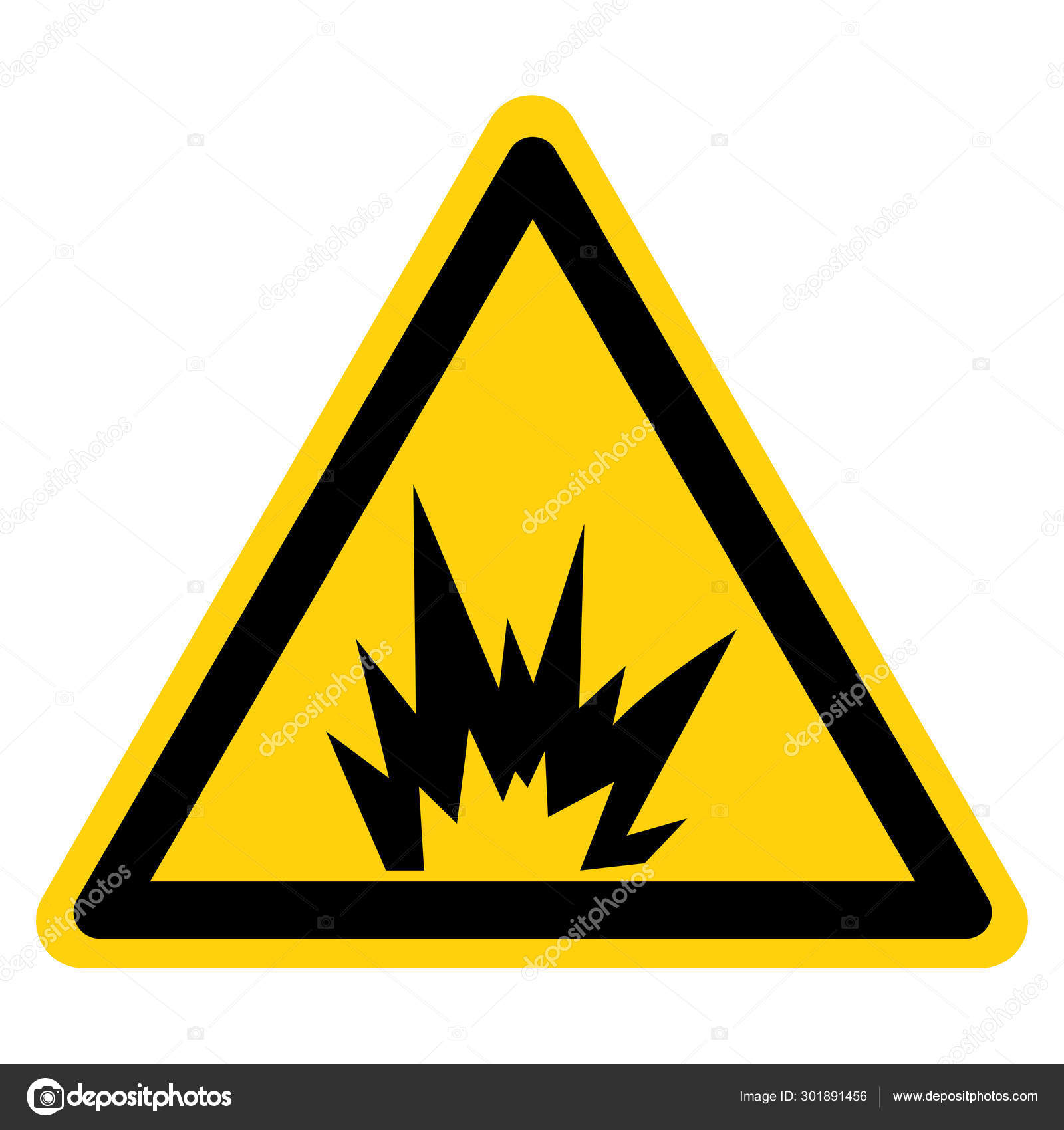 Arc Flash Hazard Symbol Sign, Vector Illustration, Isolate On White ...