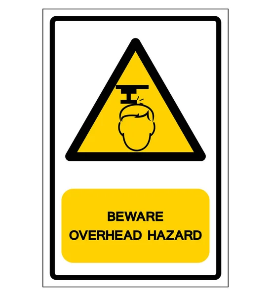 Warning overhead hazard Vector Art Stock Images | Depositphotos