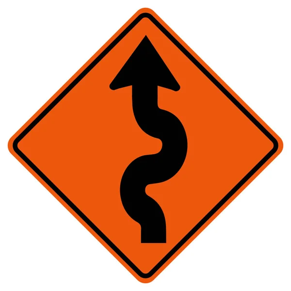 96 Winding road left road sign Vector Images - Free & Royalty-free ...
