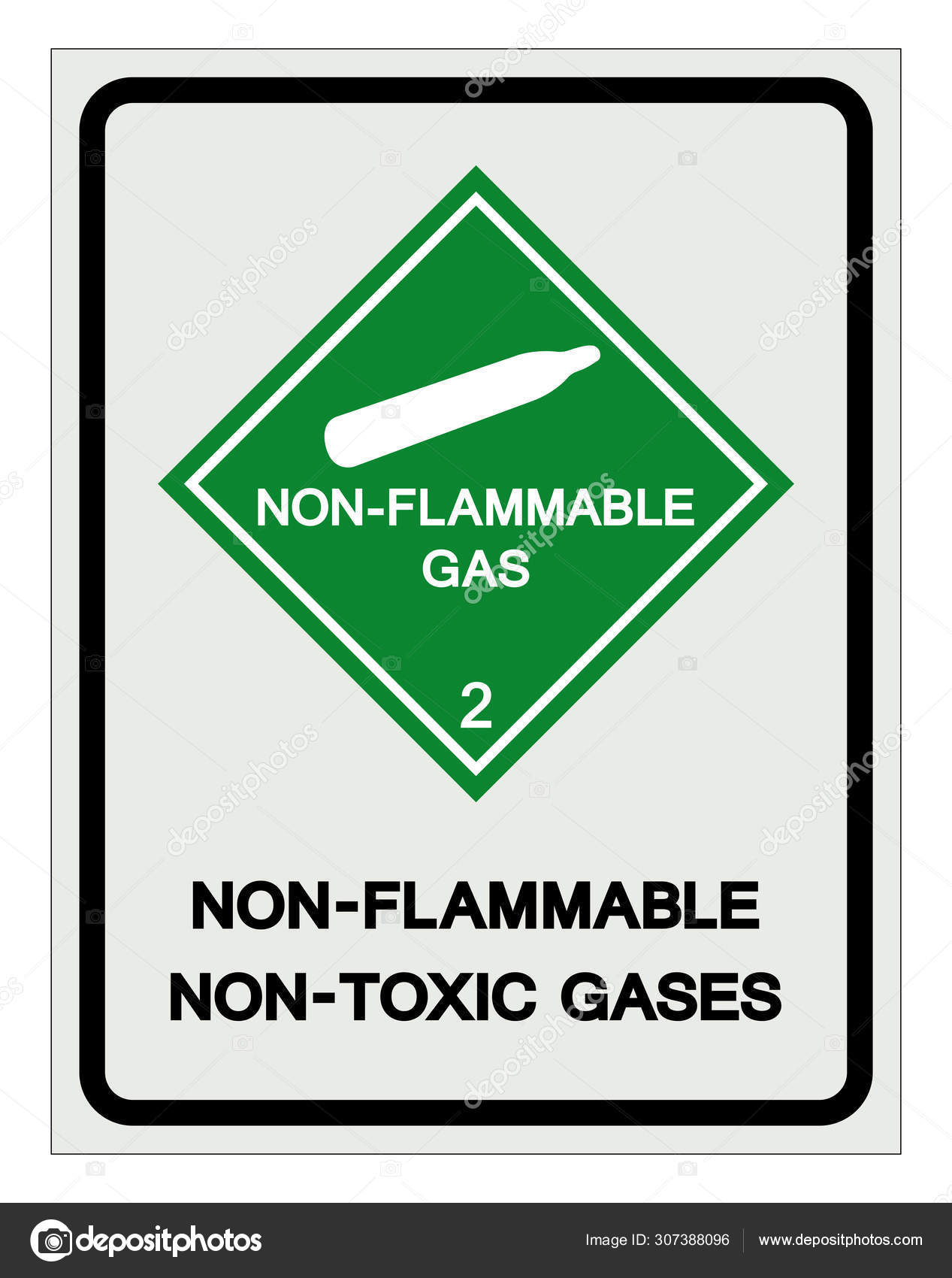 Non Flammable Non Toxic Gases Symbol Sign ,Vector Illustration, Isolate ... Non Flammable Non Toxic Gases Symbol Sign ,Vector Illustration, Isolate ...