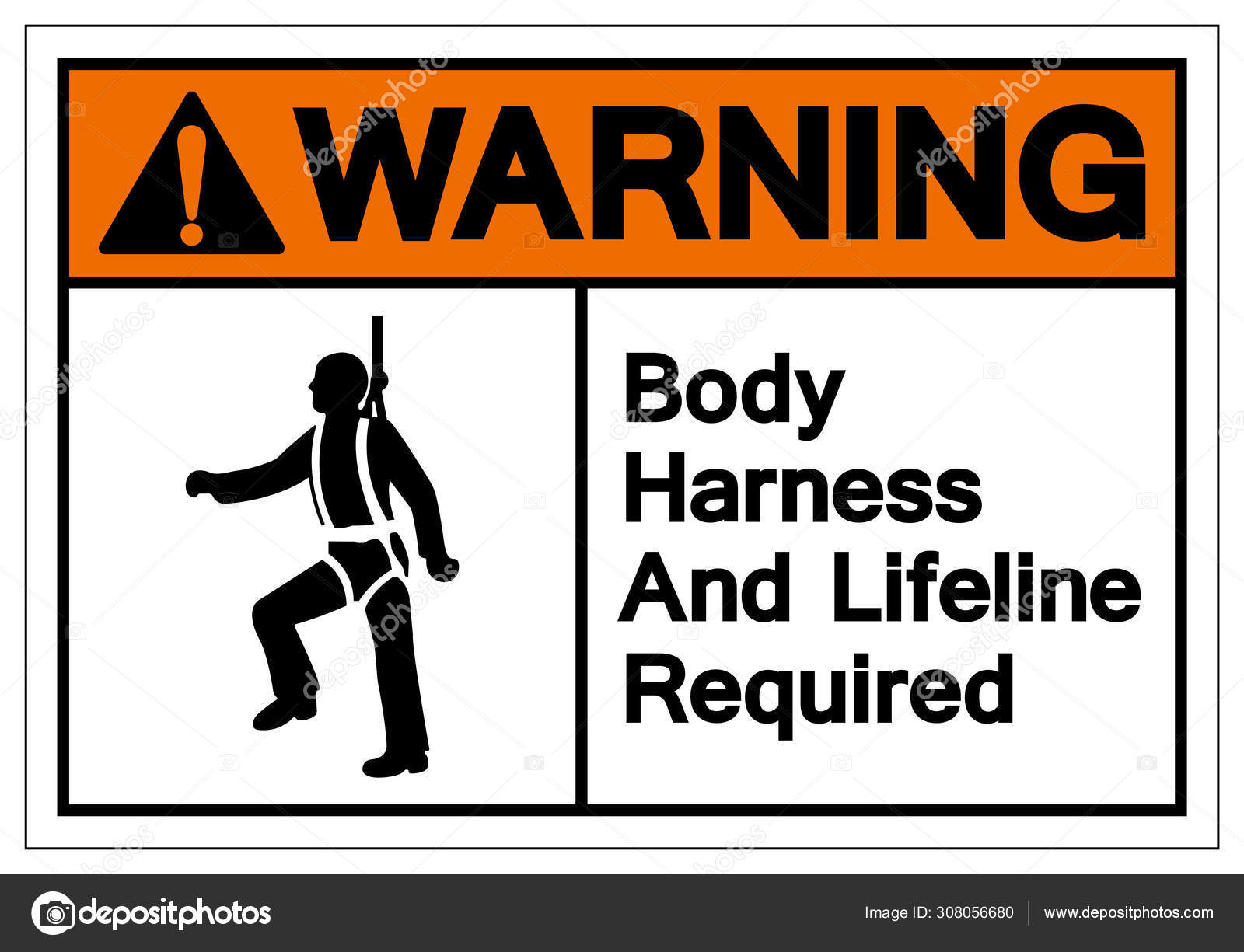 2016 년 1 월 20 일에 확인 함 . ( 영어 ) Warning Body Harness and Lifeline ...