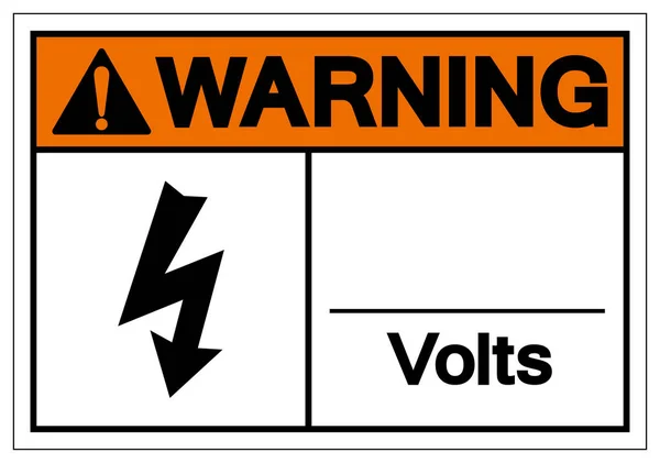 Danger 380 Volts Symbol Sign, Vector Illustration, Isolate On White ...