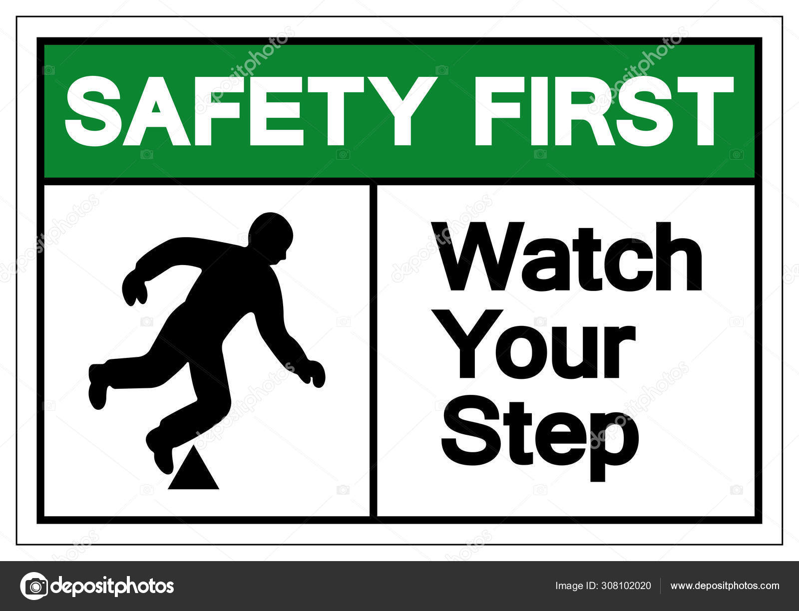 Watch Your Step Sign Printable - Watch Your Step Signage Hd Png ...