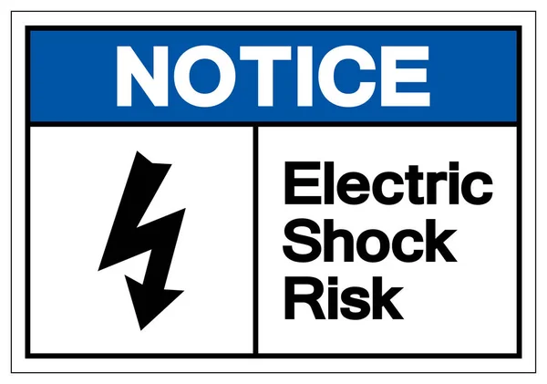 Safety First Electrical Shock Electrocution Symbol Sign, Vector ...