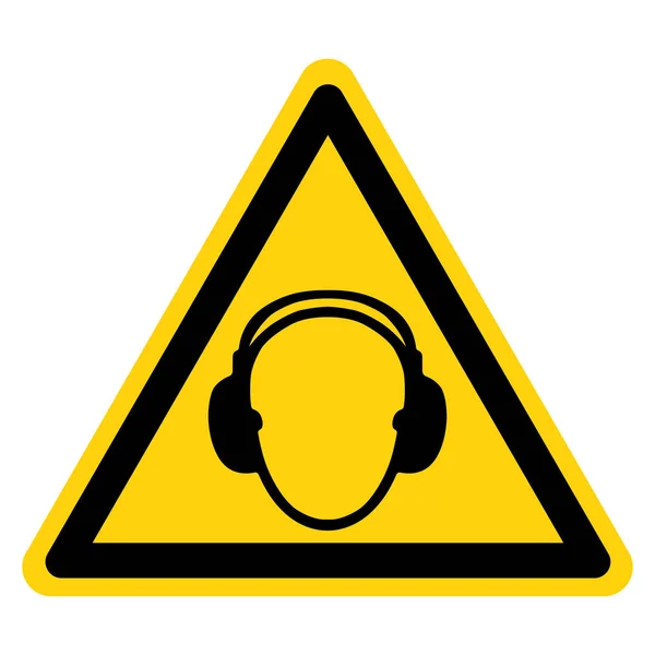 Hearing Protection Symbol Sign Vector Illustration Isolate White ...